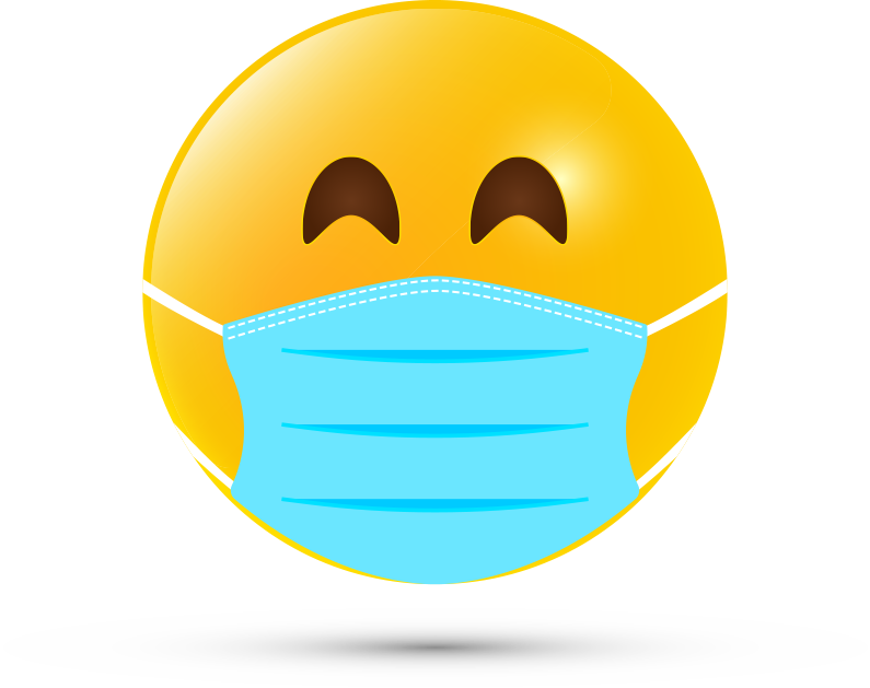 emoticon wearing mask – FCA International